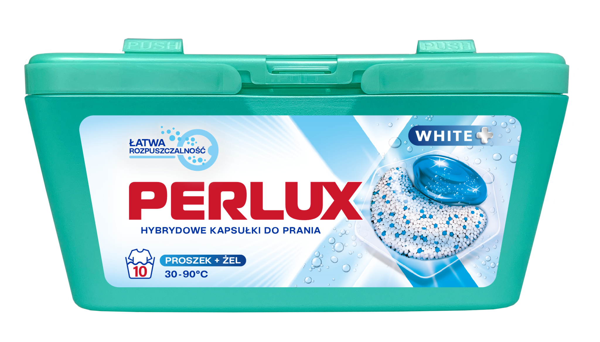 Perlux - a Polish brand of laundry detergents.